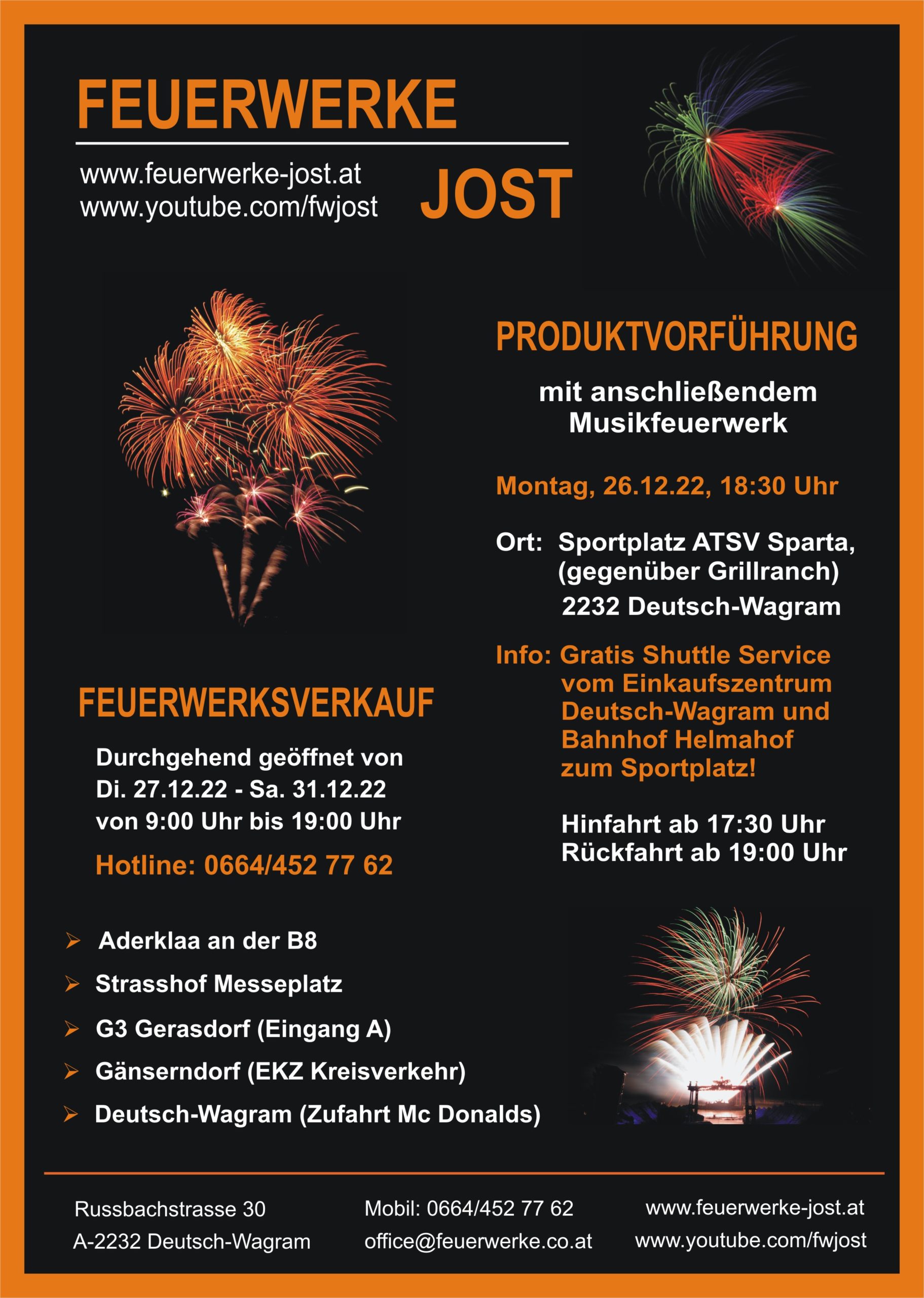 Feuerwerke für Silvester kaufen